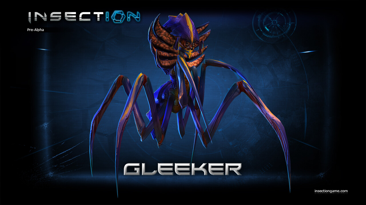 ArtStation - Gleeker - Insection - enemy that spitts acid