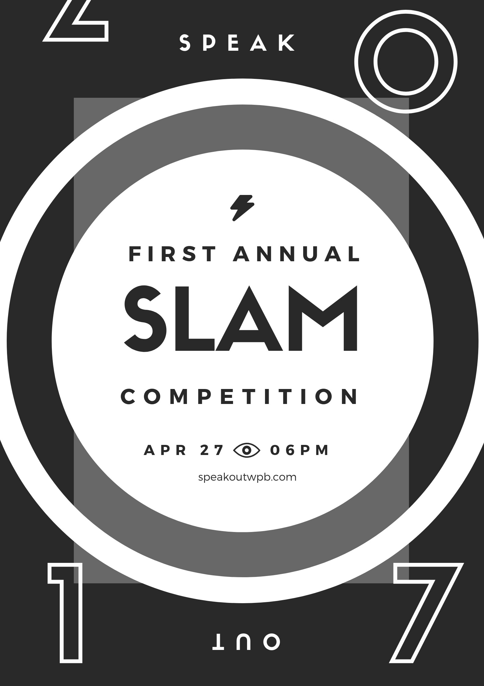 ArtStation - slam poetry poster