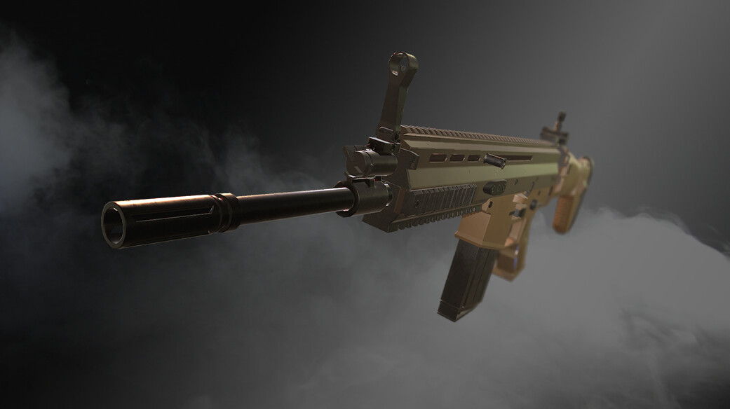 ArtStation - SCAR-L rifle