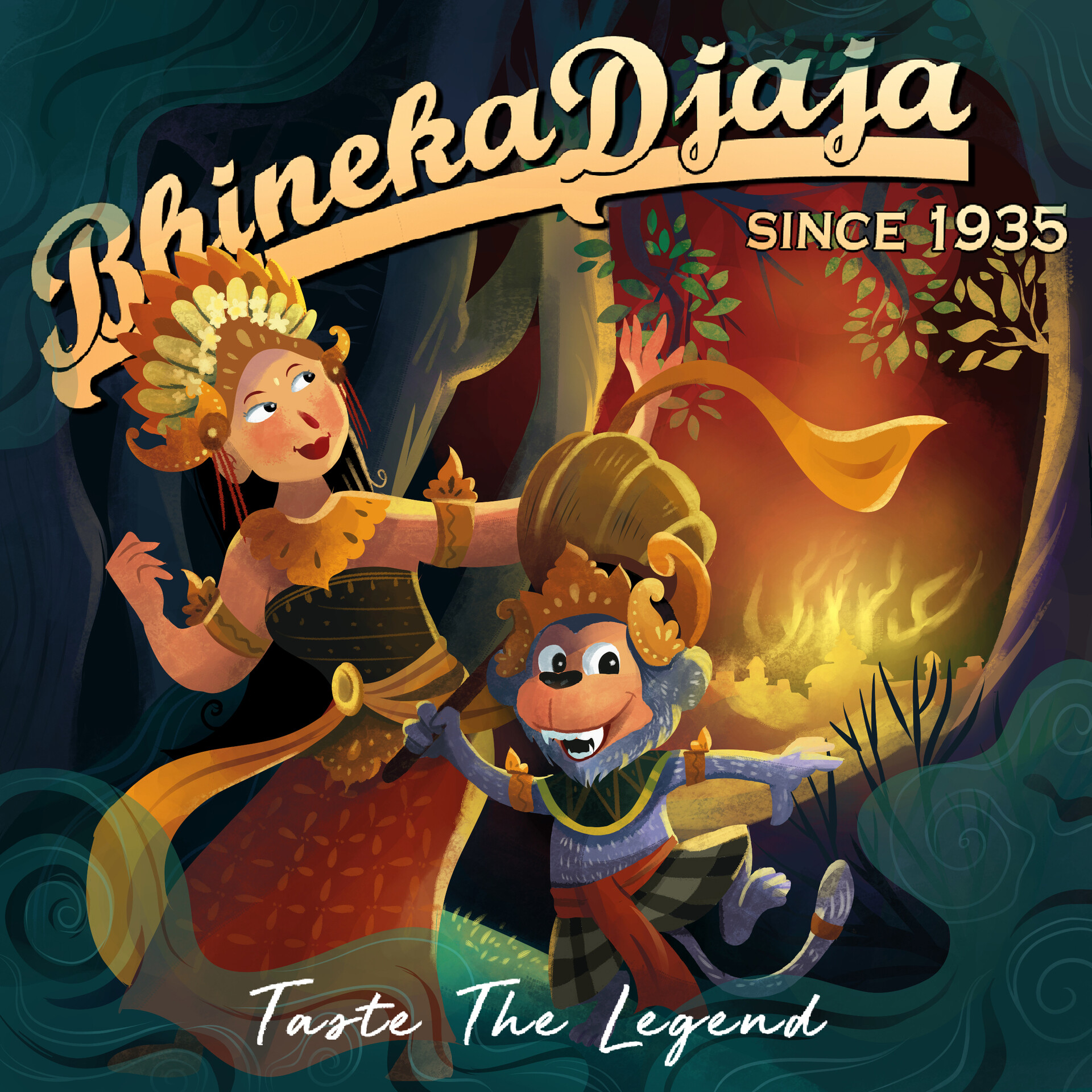 ArtStation - Sinta and Hanuman