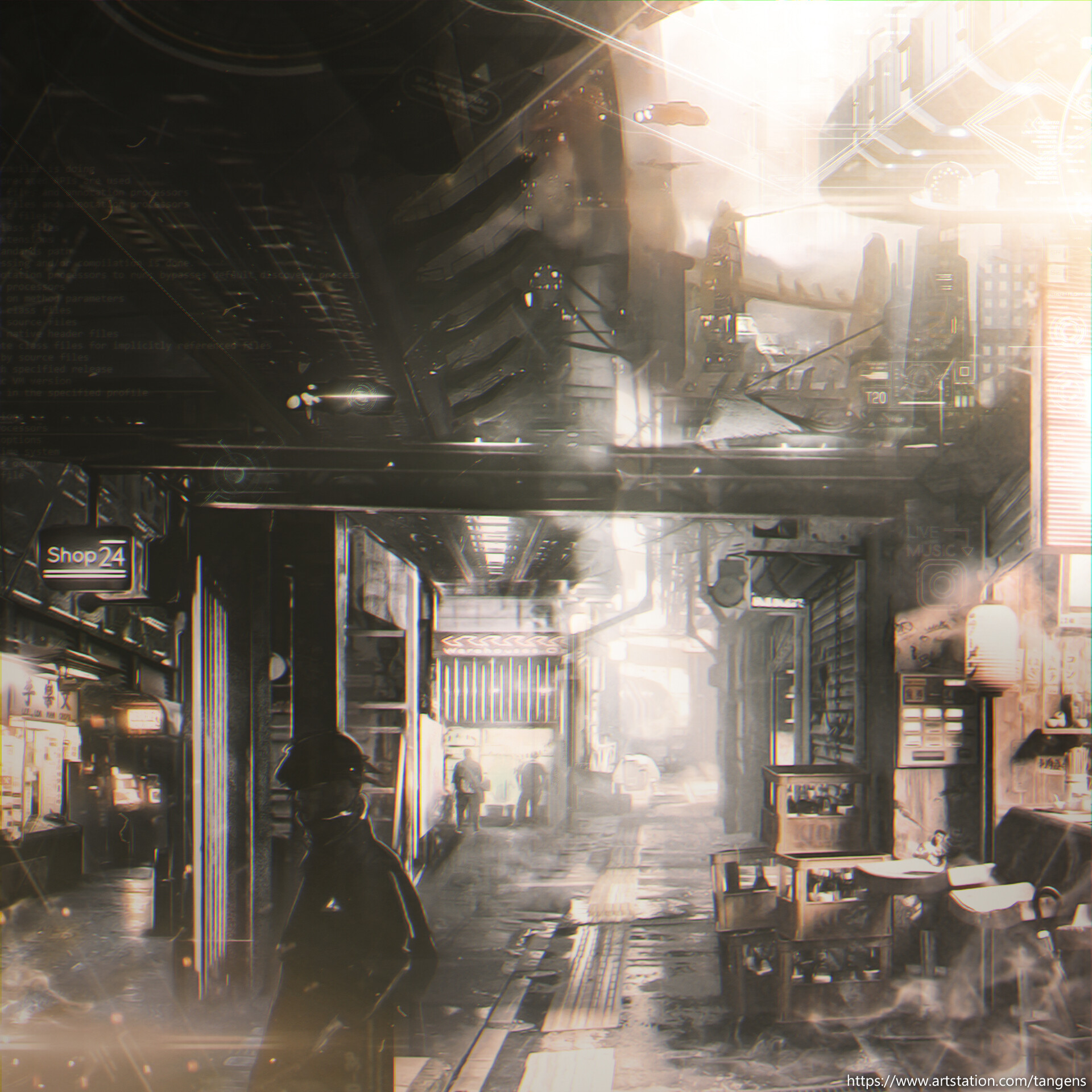 Cyber bazar by George Antonenko : r/Cyberpunk