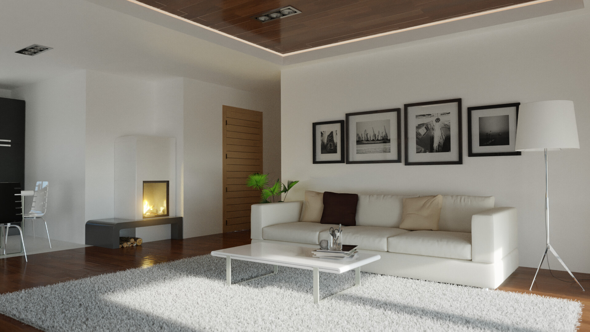 ArtStation - The small hi-tech house is elegant, practical and economical.