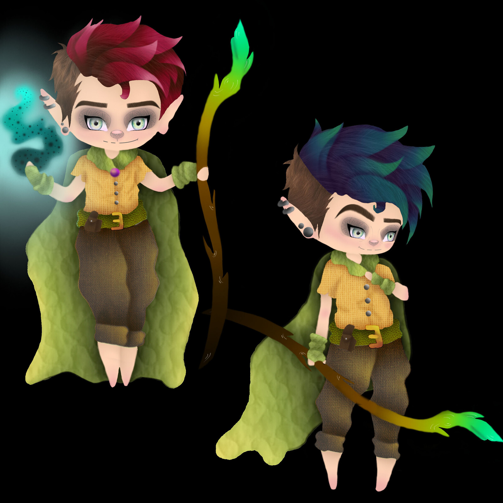 Samuel Evans-Equeall - Gender Neutral Wicche Character Concepts