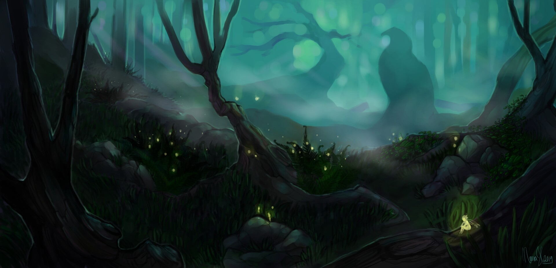 ArtStation - Mystical woodland