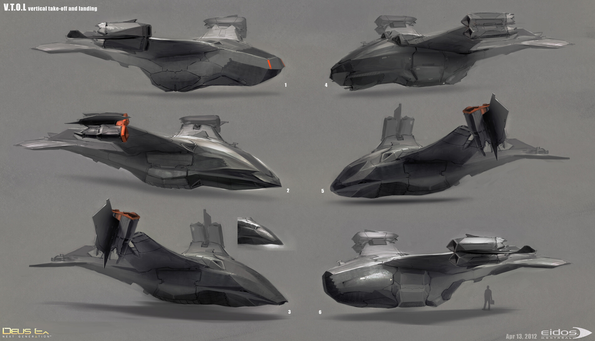 Herve Groussin aka Nuro - Concept design of VTOL