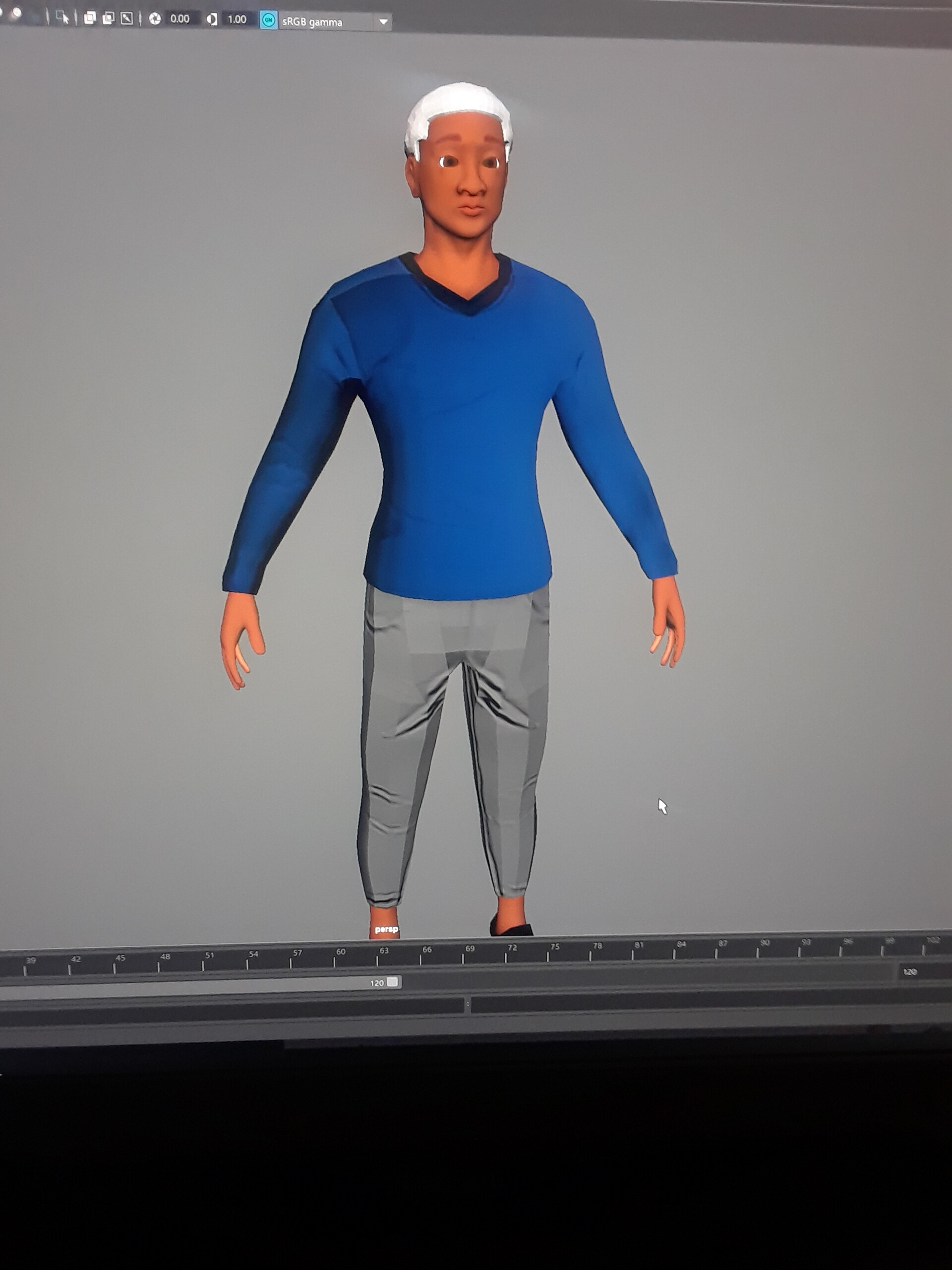 ArtStation - First 3D character model