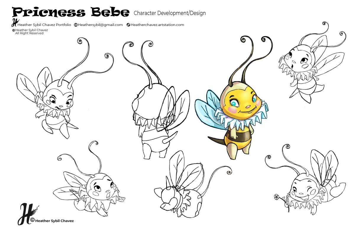 Artstation Bee Girl Character Design Character Development