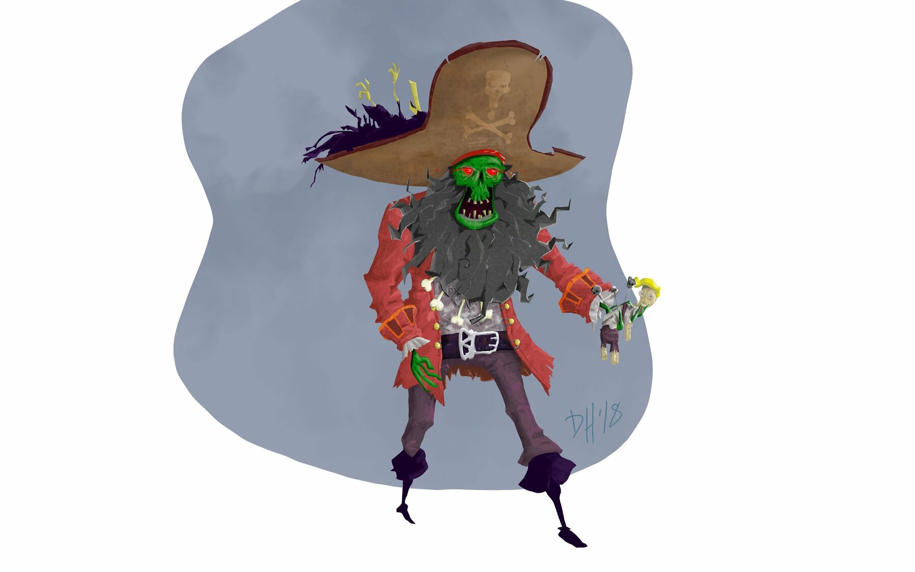 ArtStation - Ghost Pirate LeChuck (2018)