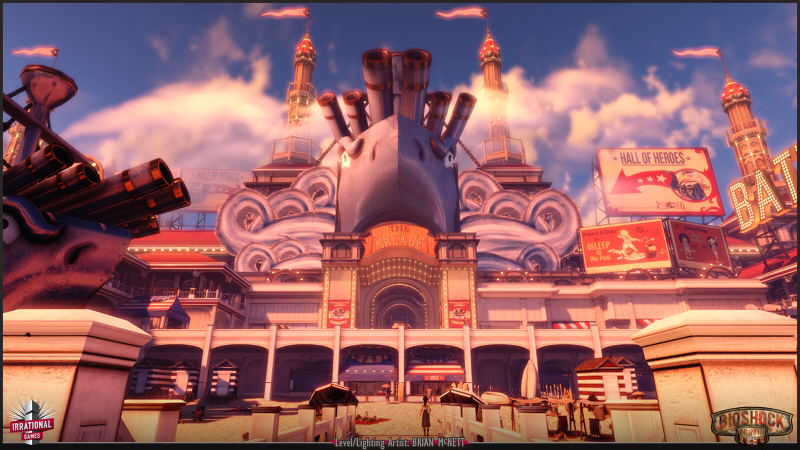 Brian McNett - Bioshock Infinite - Boardwalk - Level/Lighting Art