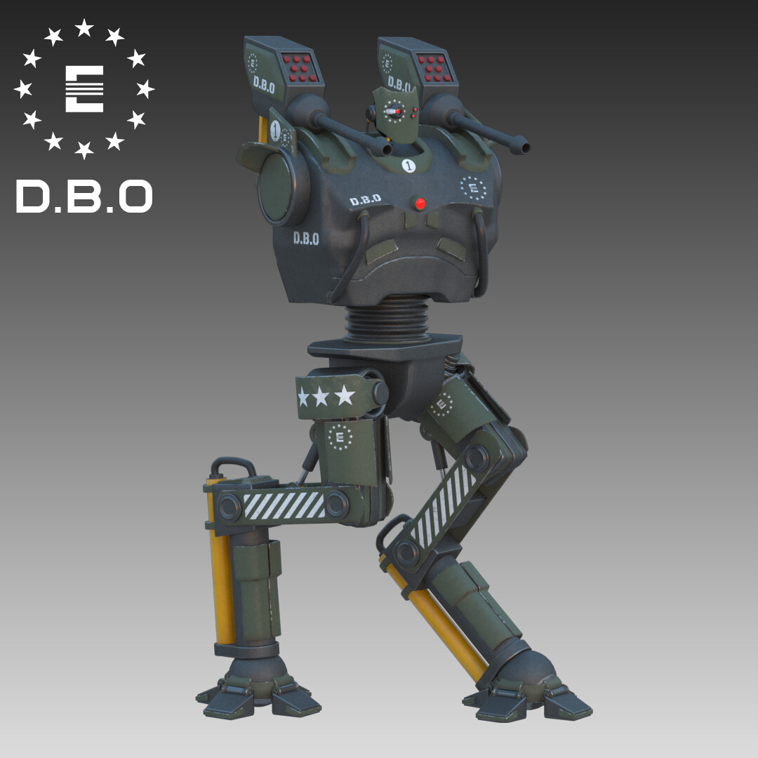 ArtStation - (Work in progress) Enclave Mech/Robot D.B.O