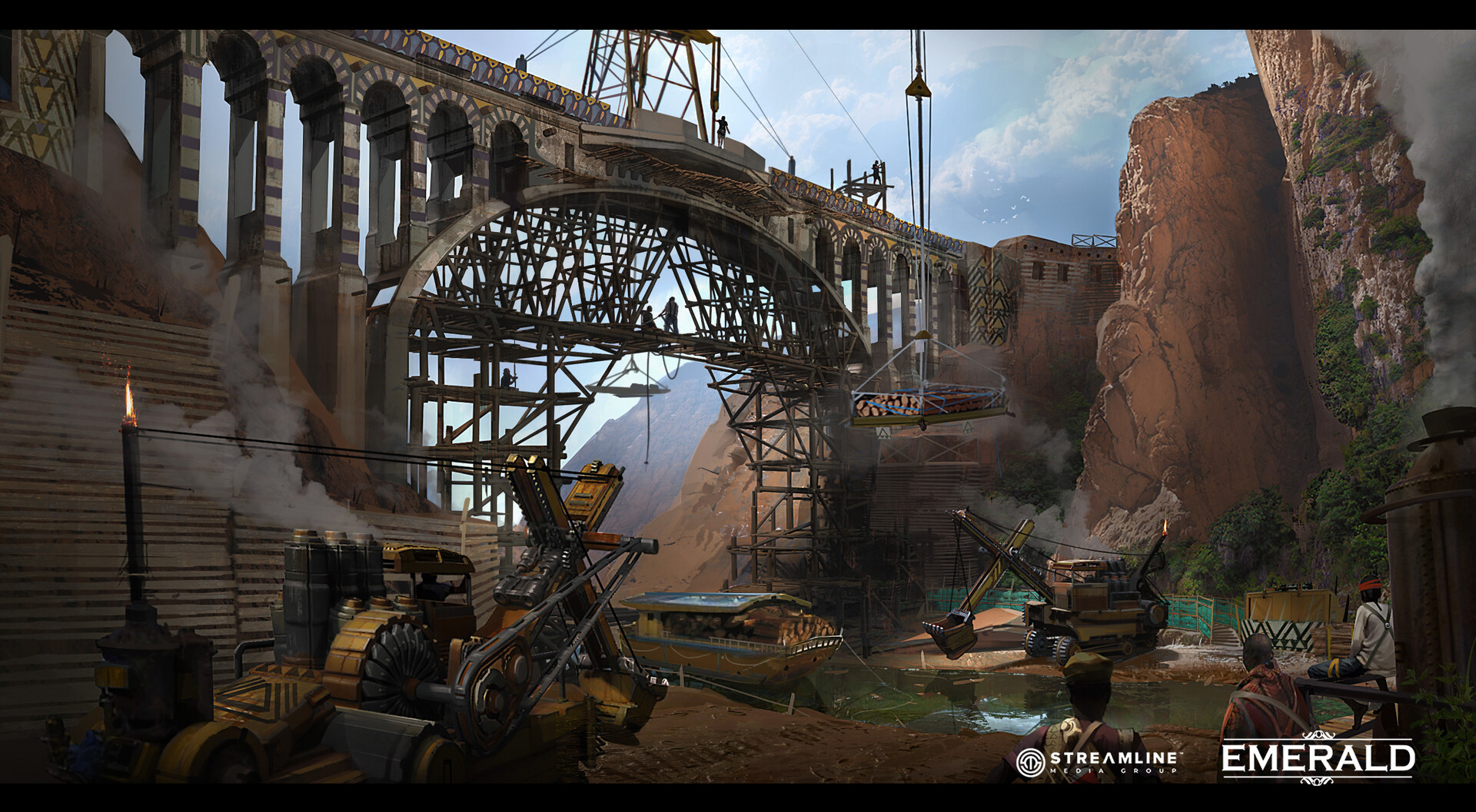 Streamline Studios - Emerald Environment Concept Art