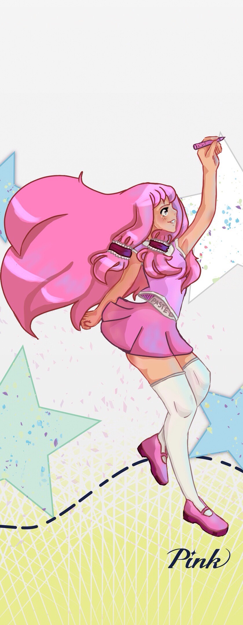 ArtStation - Pink girl