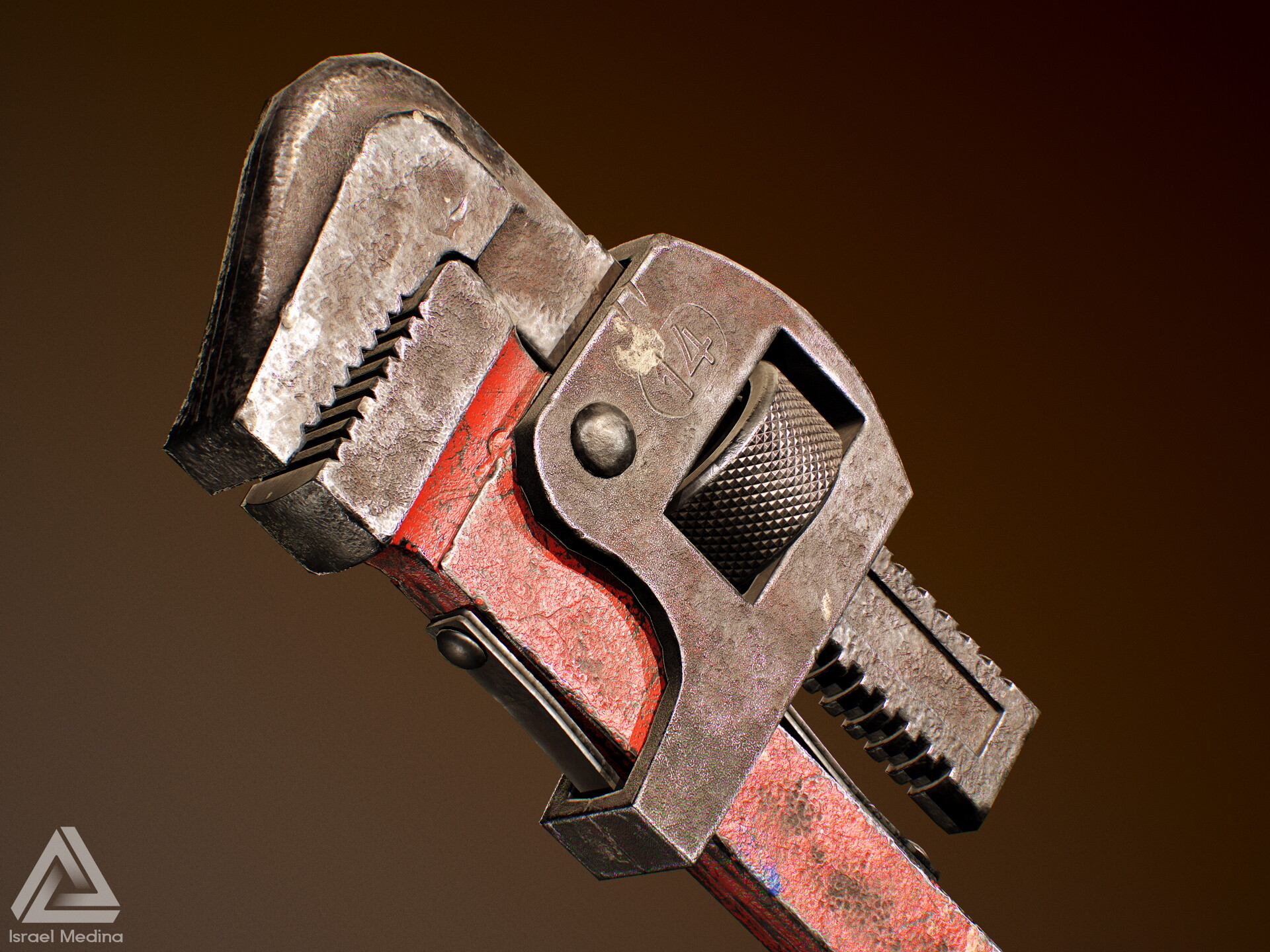 ArtStation - Red pipe wrench