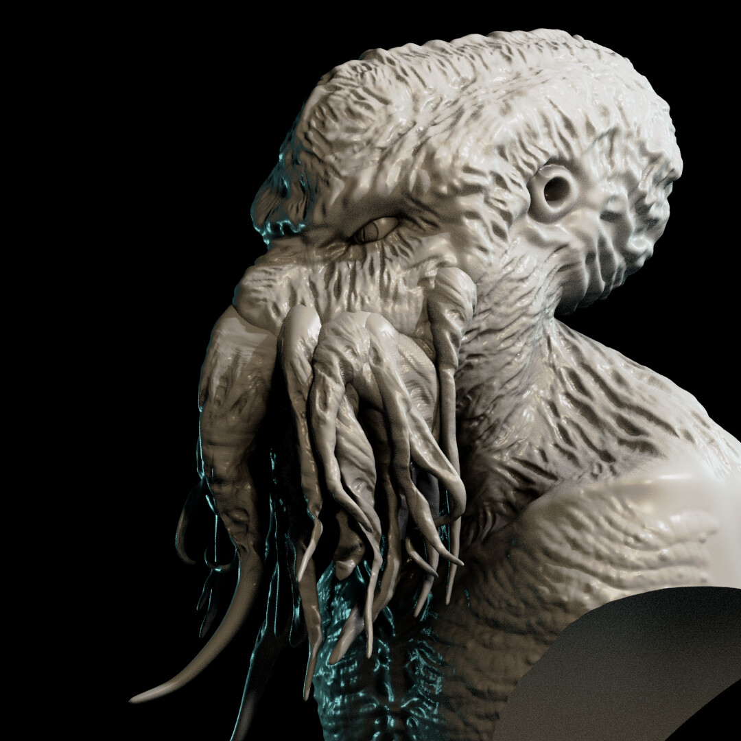 Andrea Crazer - Cthulhu half body for 3D print
