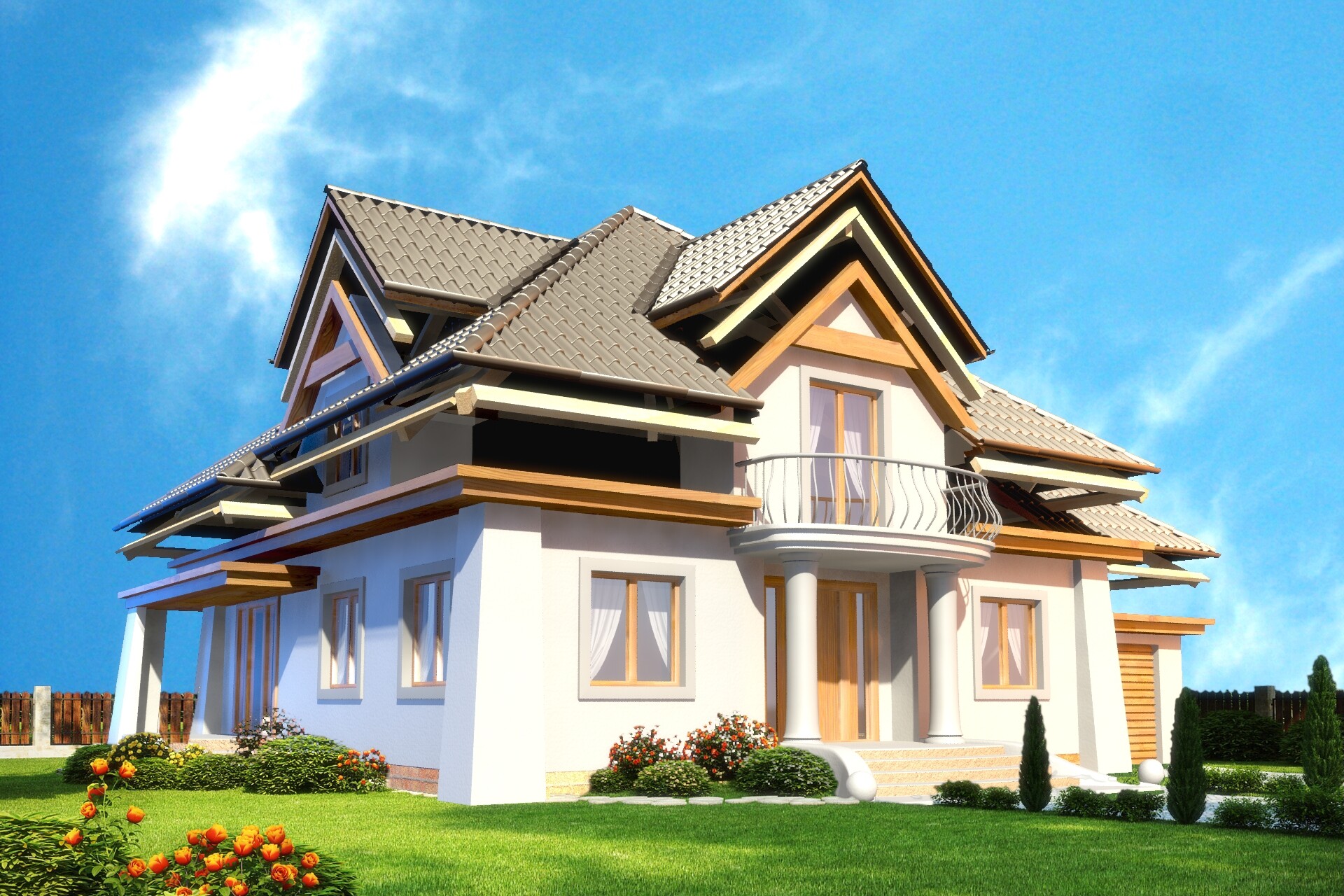3d Animated House