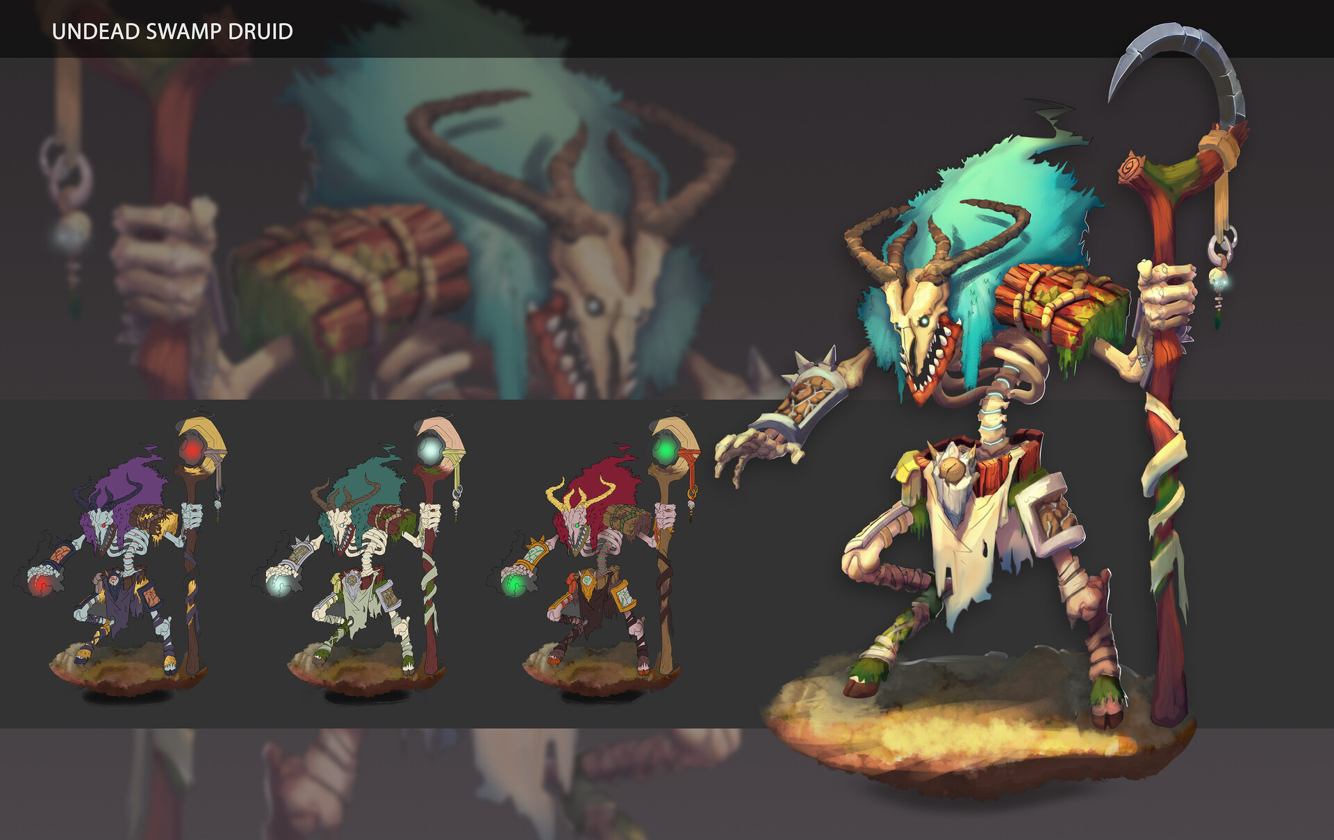 ArtStation - Undead Swamp Druid