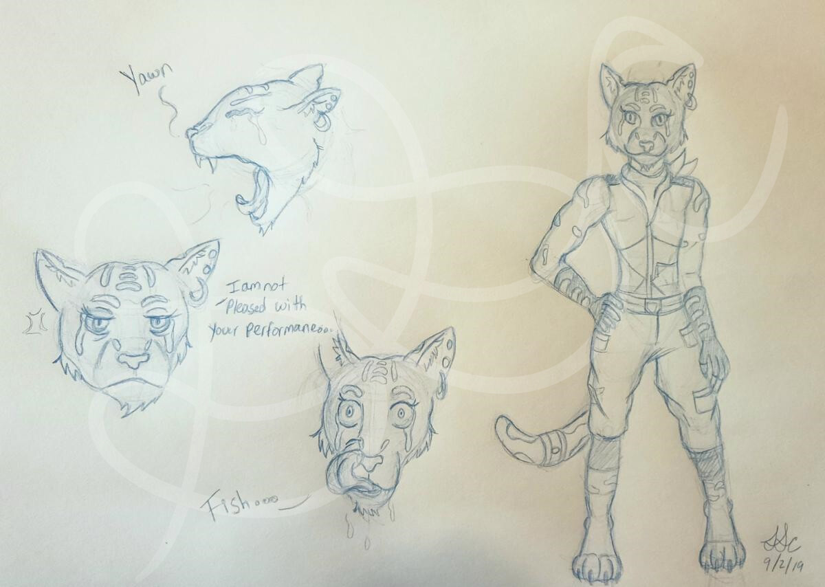 ArtStation - Female Ocelot OC, SS Coyote