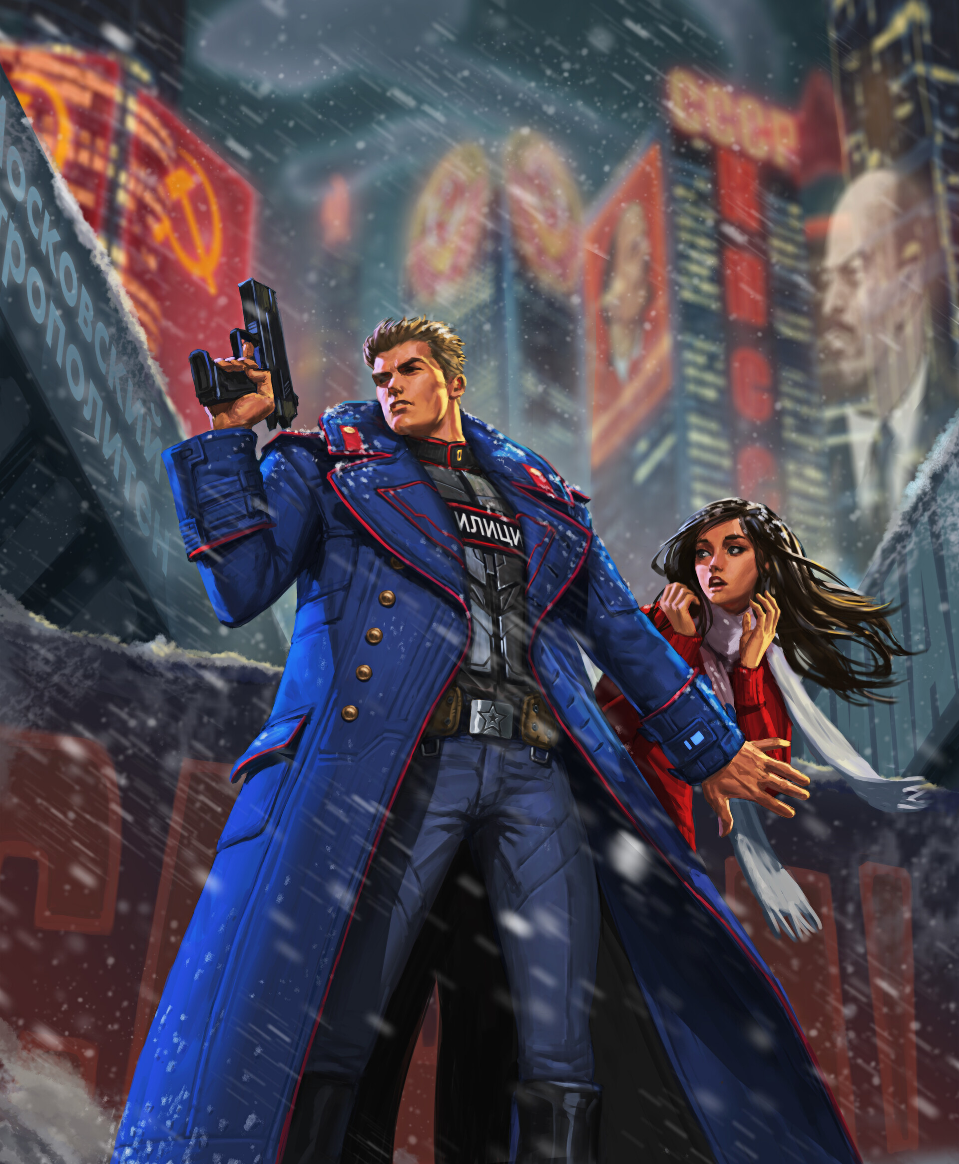 ArtStation - Soviet Cyberpunk