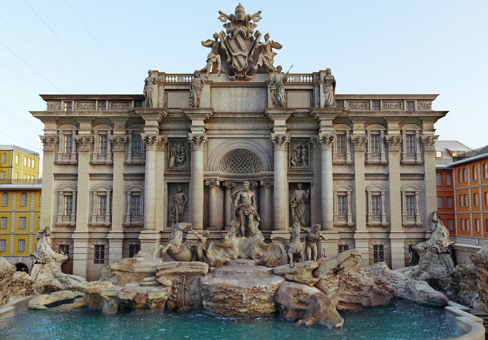 ArtStation - trevi fountain