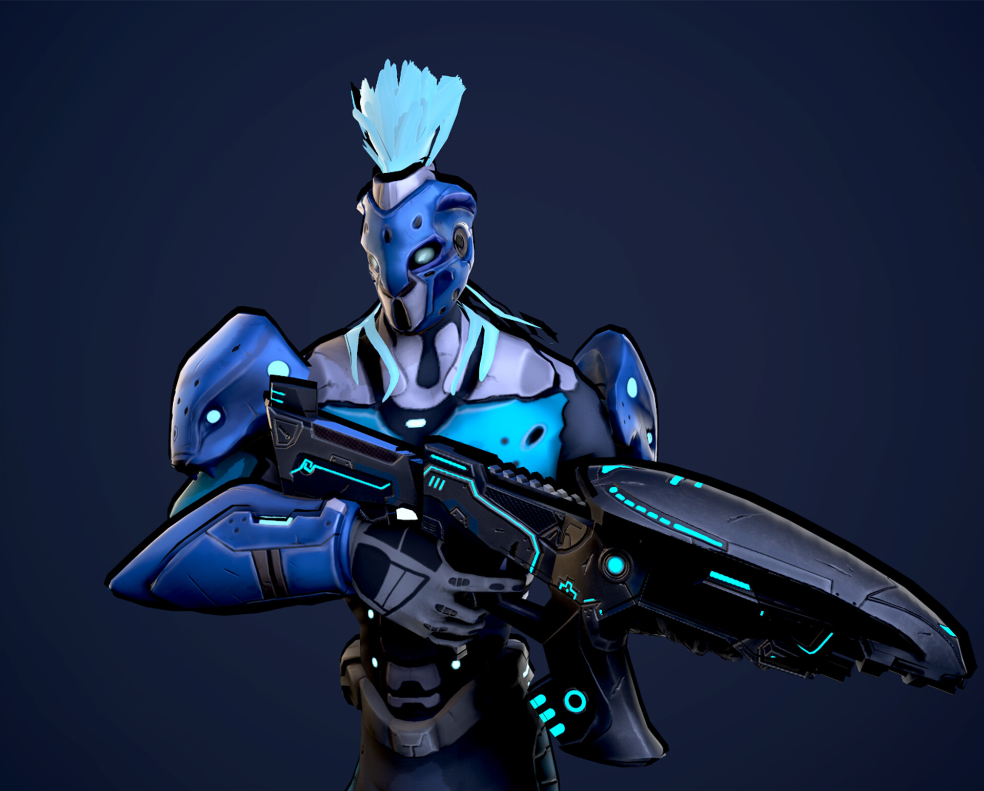 Habib Ramírez - Jaguar Sci Fi Warrior