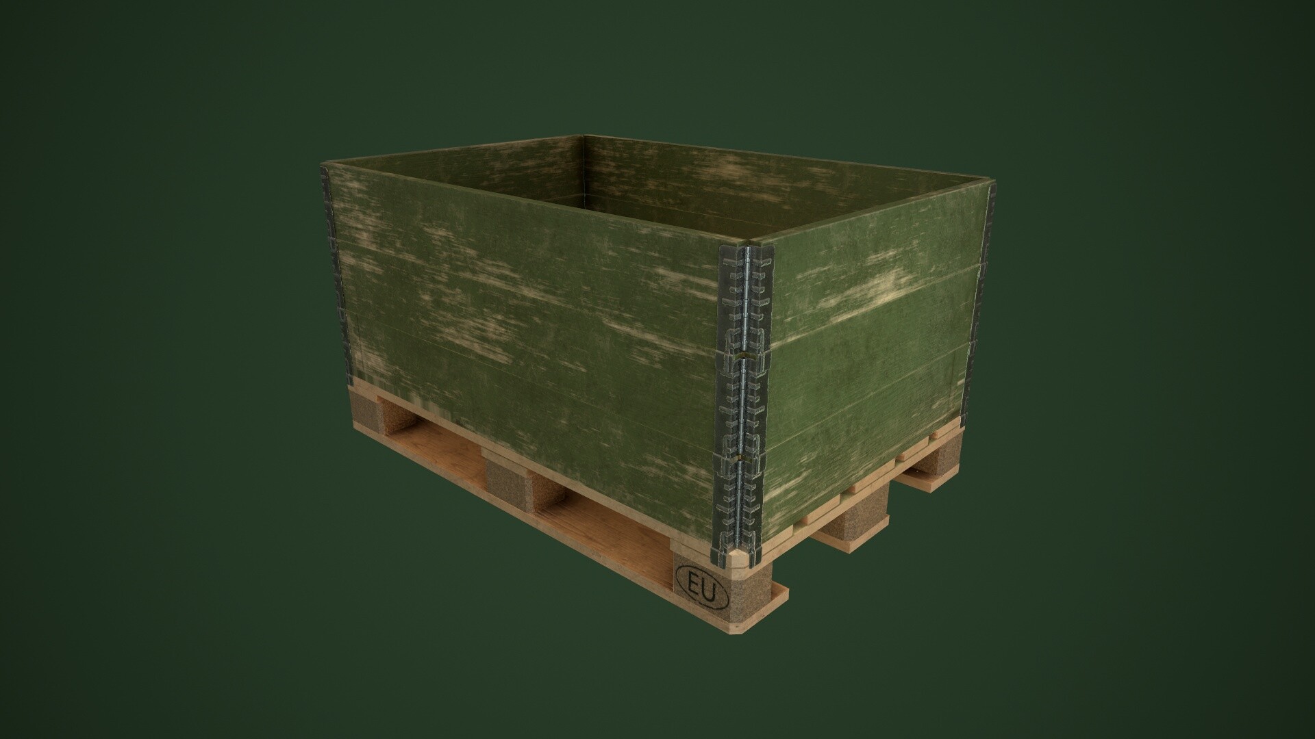 ArtStation - Shipping pallet (WIP)