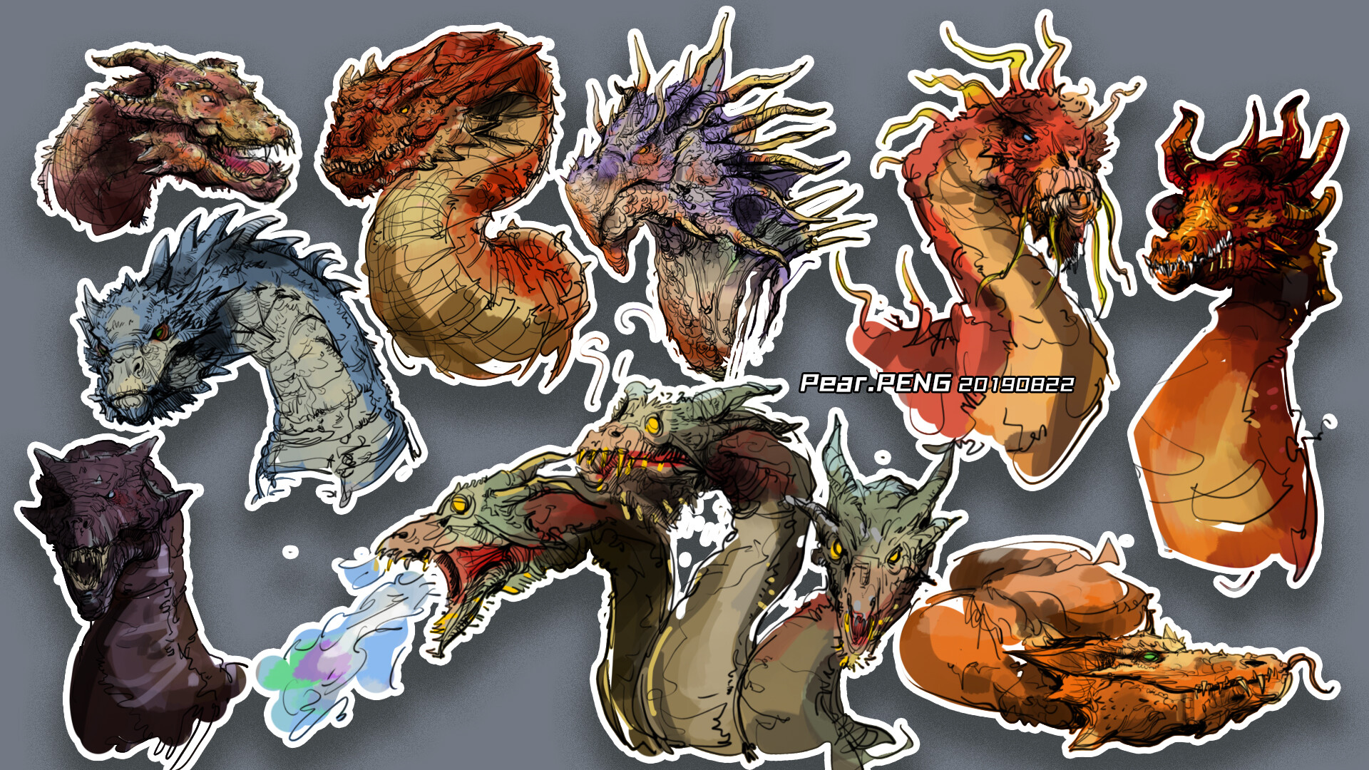 ArtStation - Dragon Sketch