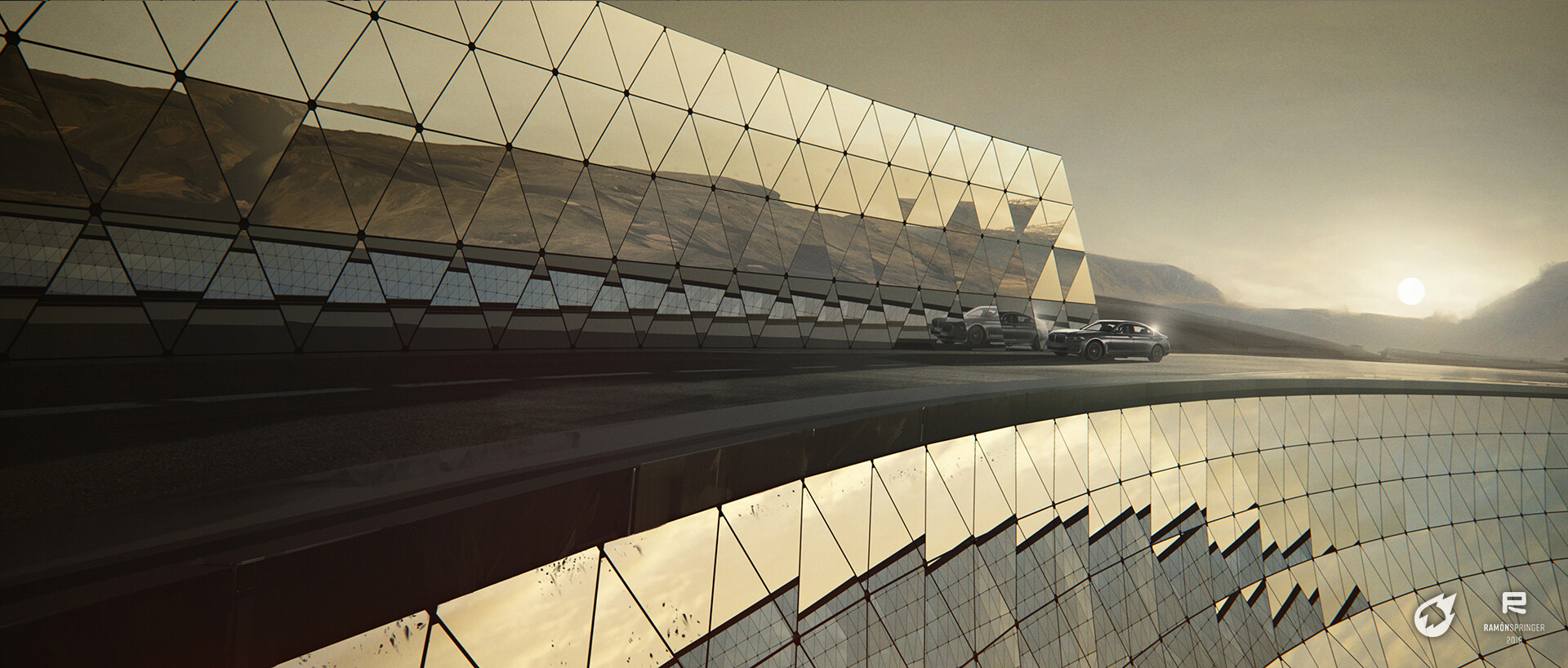 ArtStation - BMW The 7 - Styleframe Illustration