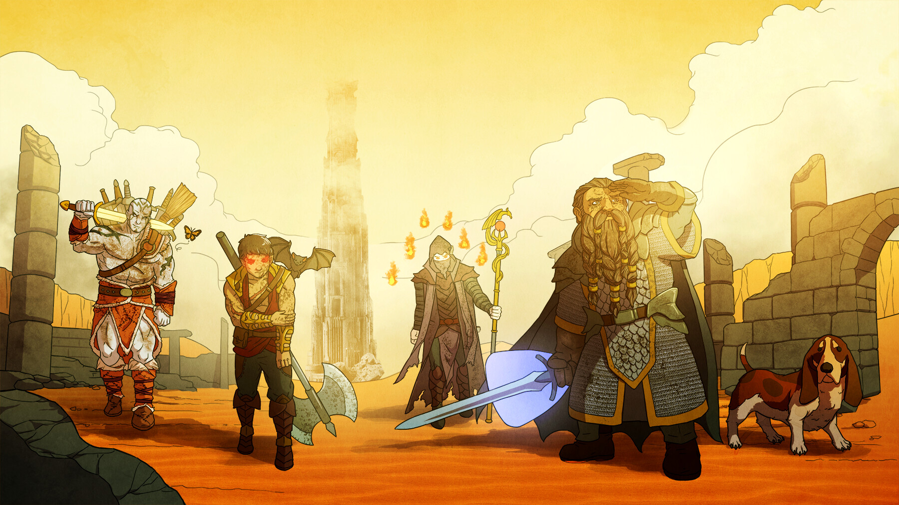 ArtStation - DnD Party commission