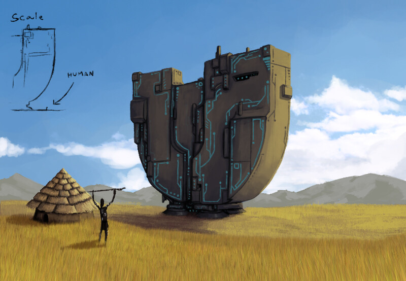 ArtStation - Alien Ship Concept