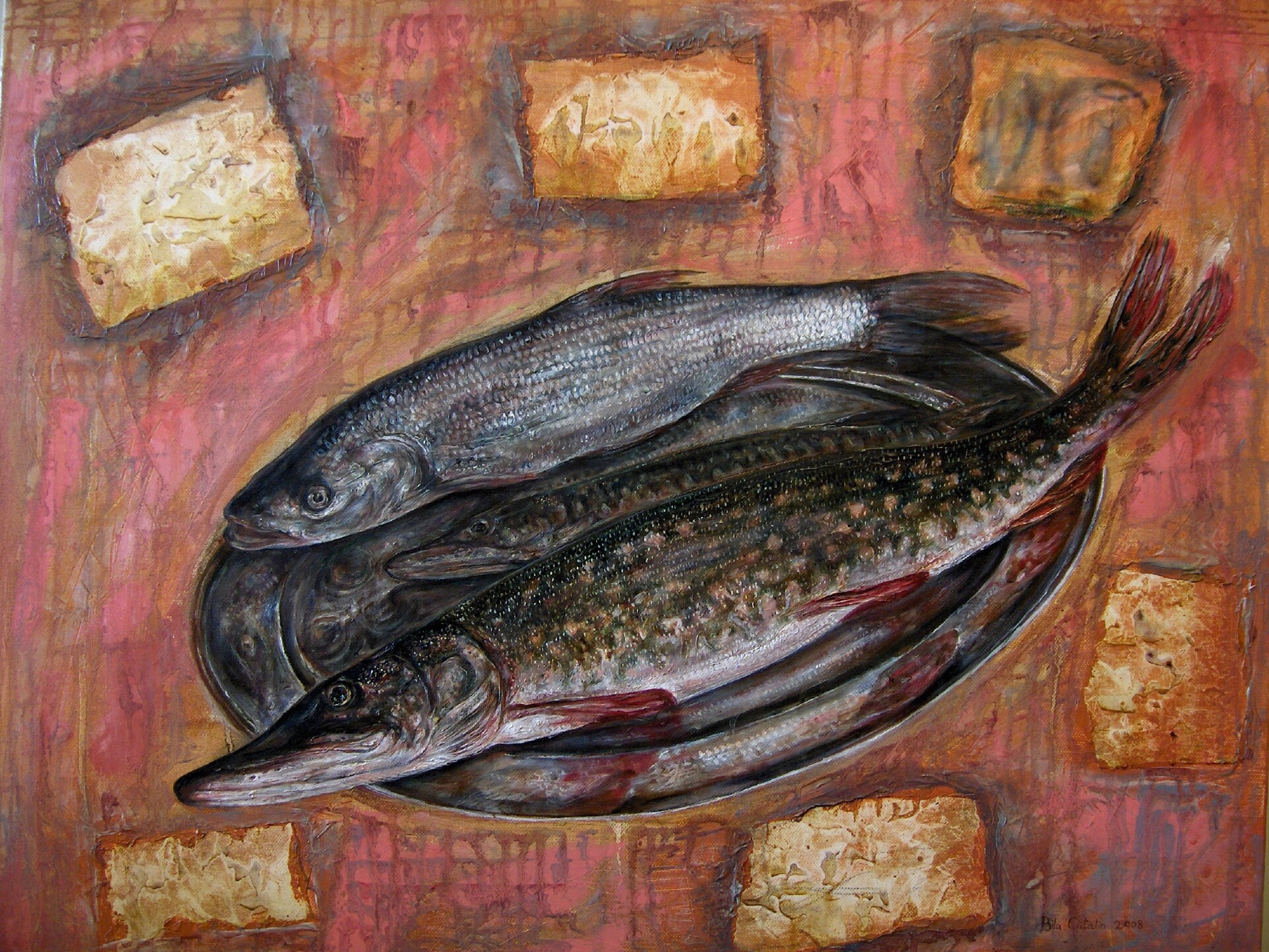 ArtStation - Fish oil painting that I did a while ago