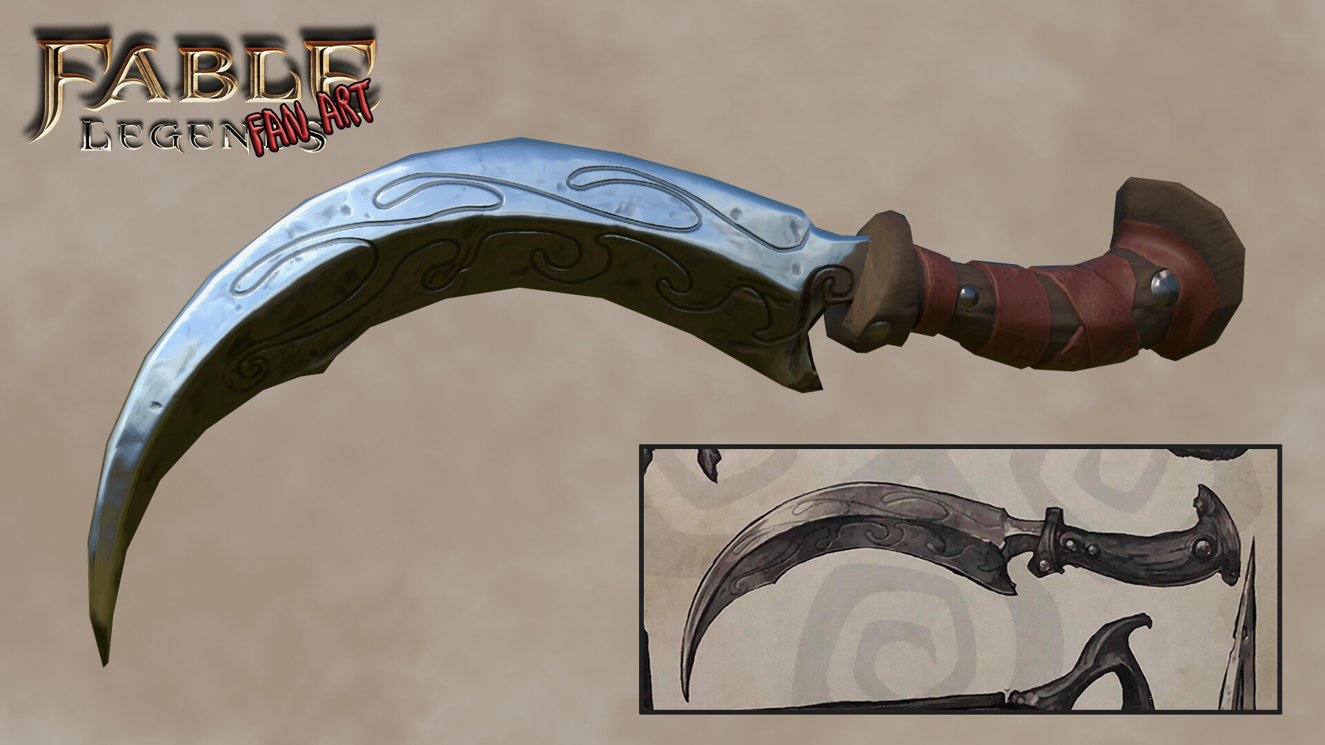 Jacob Jolly - Fable Legends Fan Art - Leech's Sickle