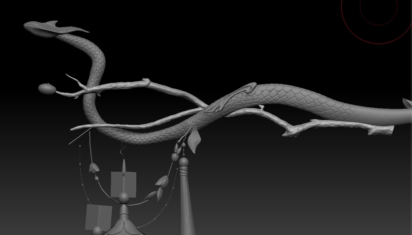 Junqi Zhang - ZBrush Sculpt Record