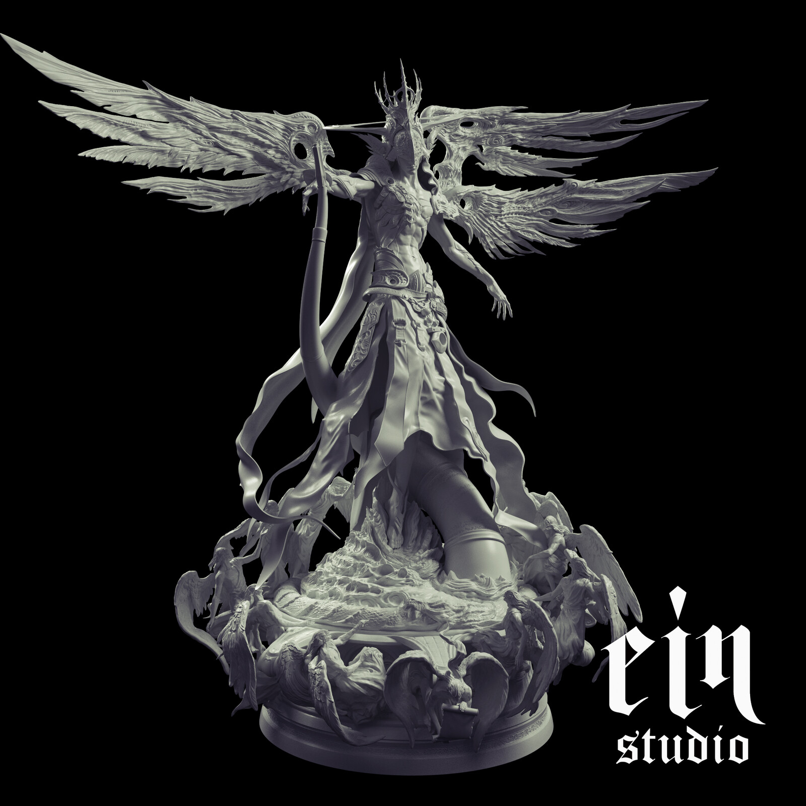Ein Studio - 【1st: Raguel】The 3D modeling of our own series ——7 Angels ...
