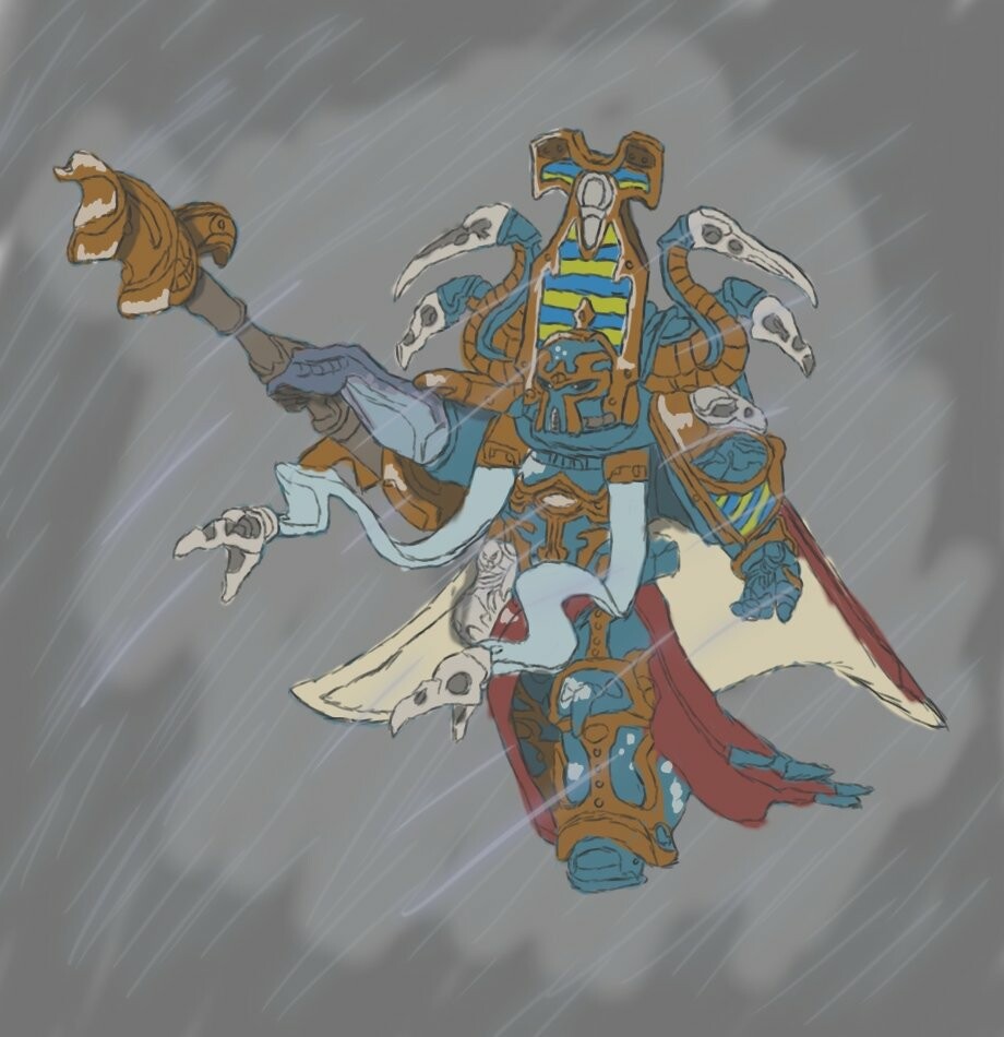 ArtStation - Thousand Sons Exalted Sorcerer