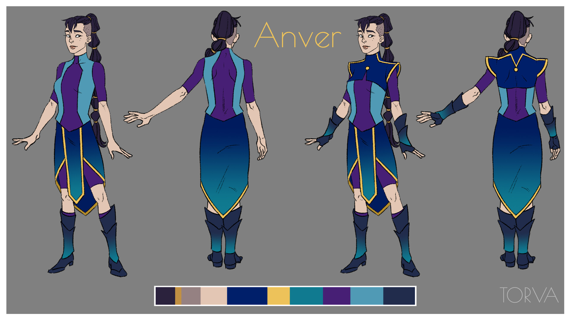 ArtStation - reference for character: Anver