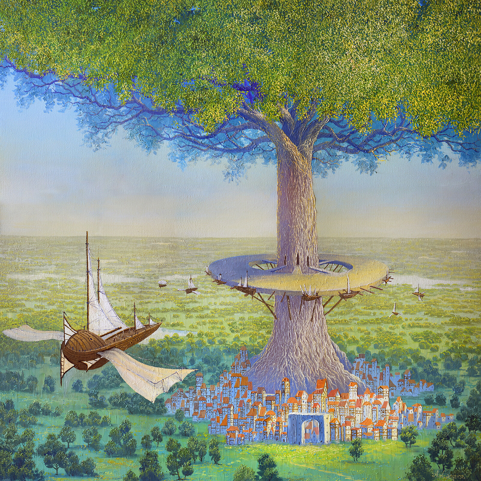 ArtStation - Flying Home