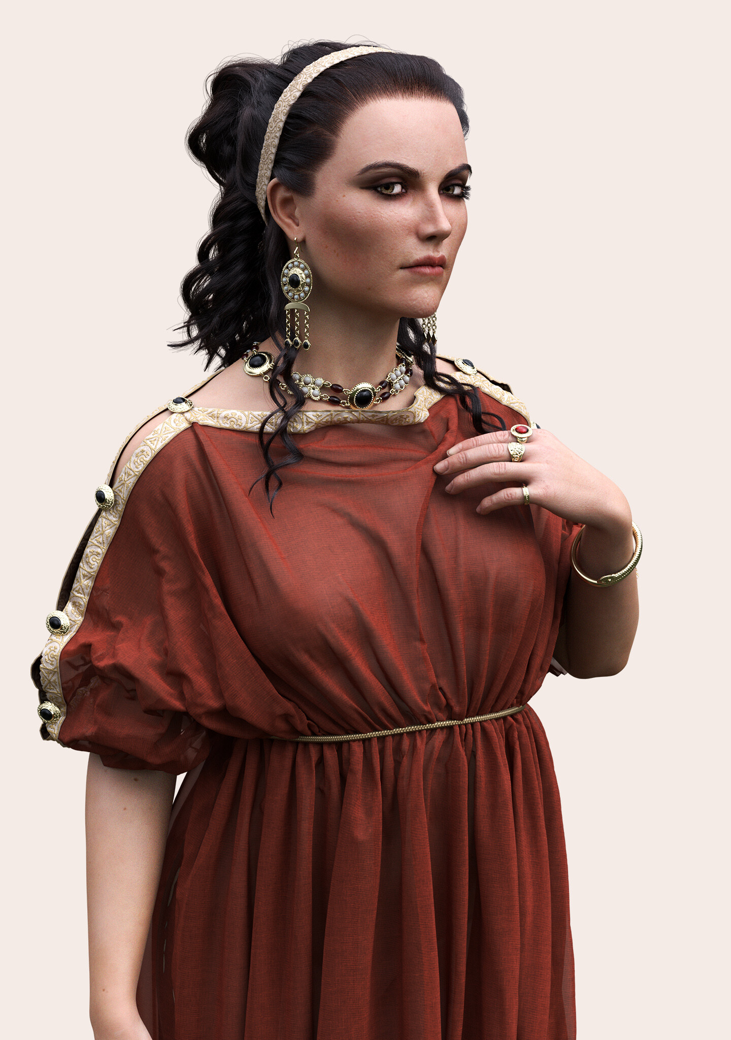Nils Wadensten - Imperator: Rome Concept Character Roman Lady
