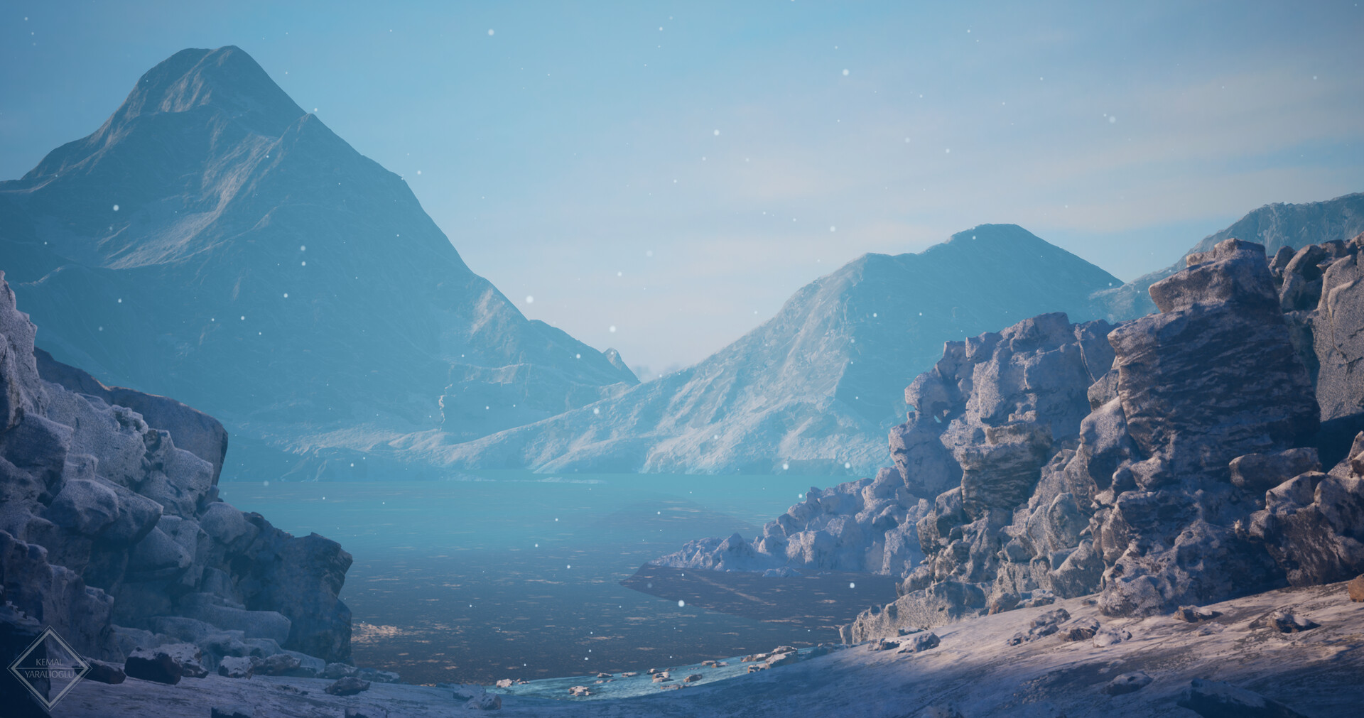 Kem Yaralioglu - Winter Landscape - Houdini