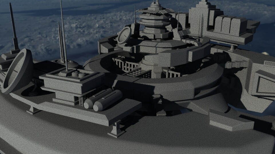 ArtStation - Sci-fi Starbase Design (Pre-textured)