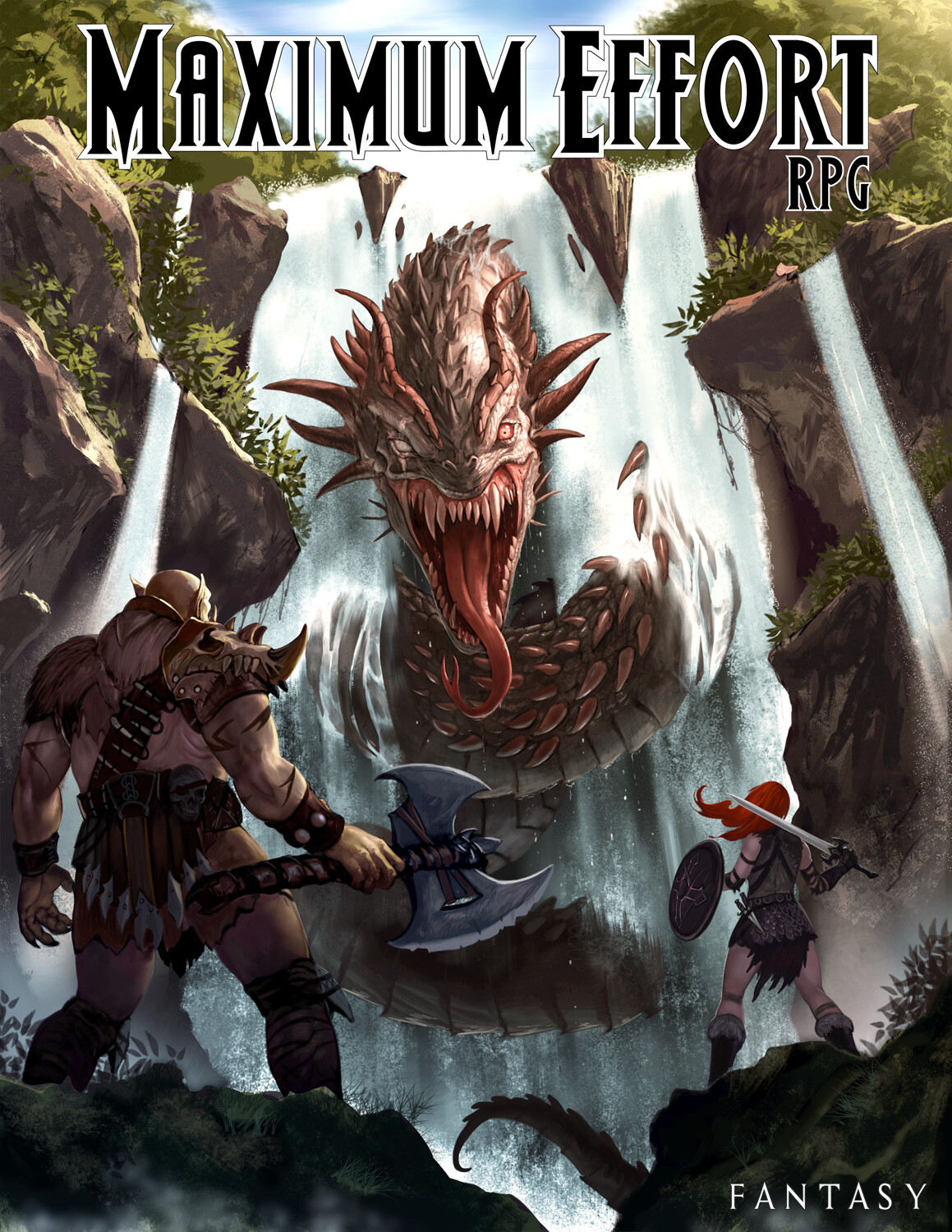 ArtStation - Maximum Effort RPG Fantasy cover.