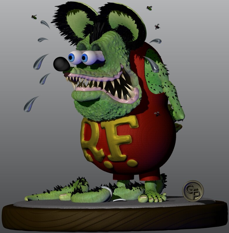 Gilberto Tenorio-Pindter - Rat Fink - Fan Art
