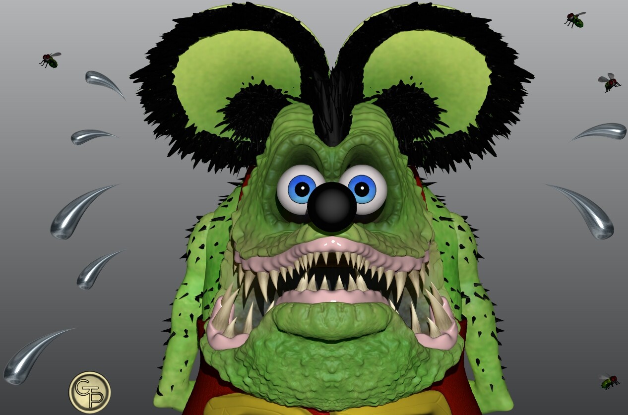 Gilberto Tenorio-Pindter - Rat Fink - Fan Art