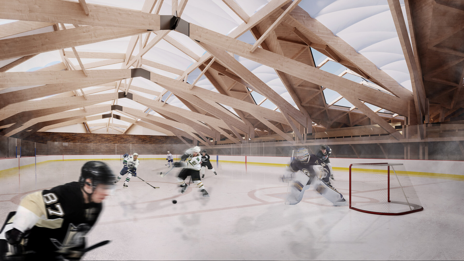 ArtStation - exterior ice arena