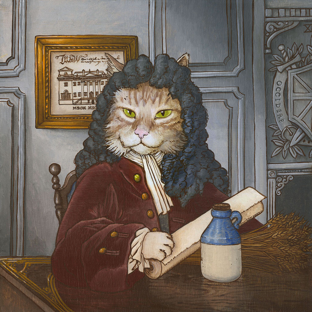 18th Century Cat Portrait