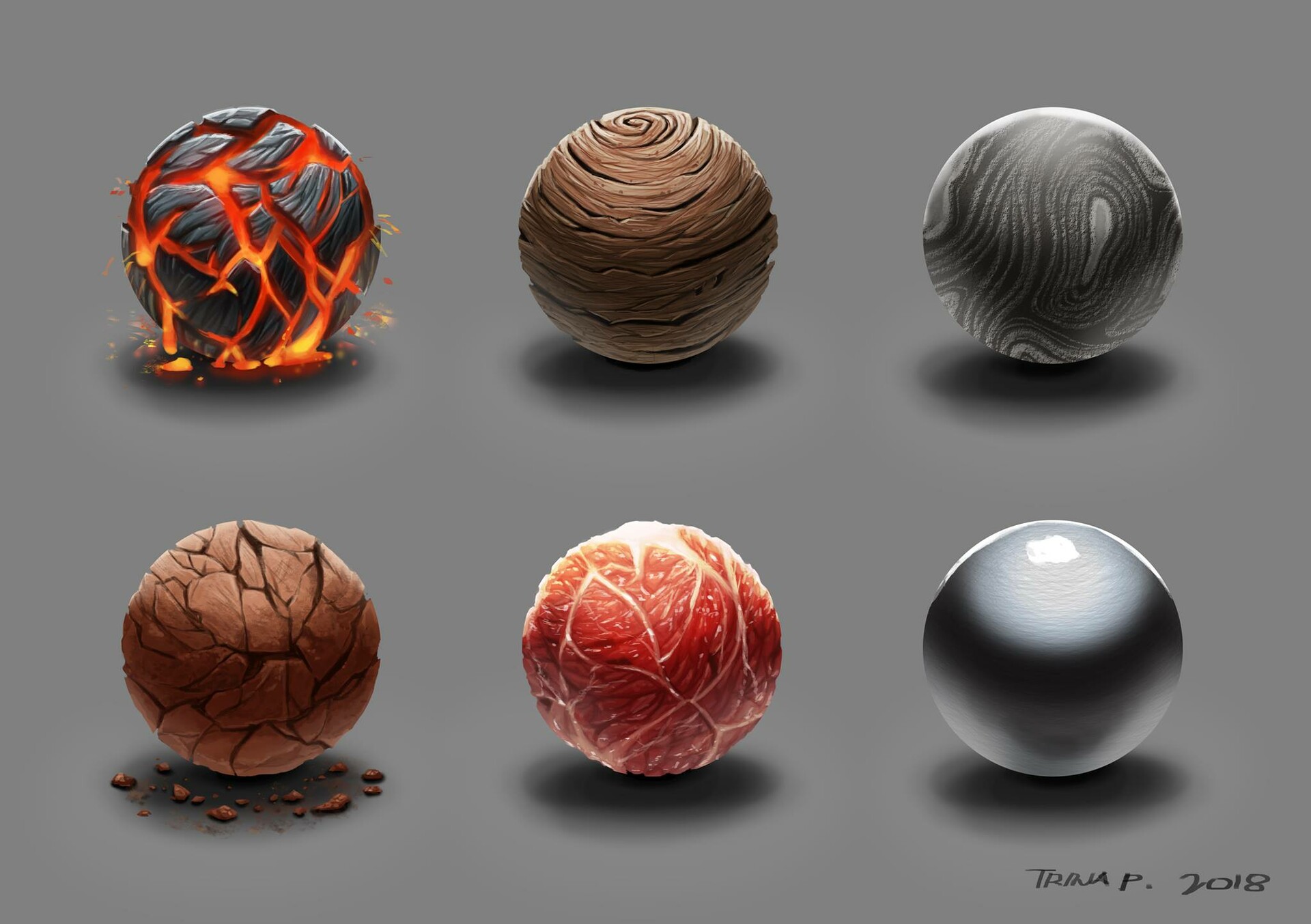 ArtStation - Rendering Practice - Spheres
