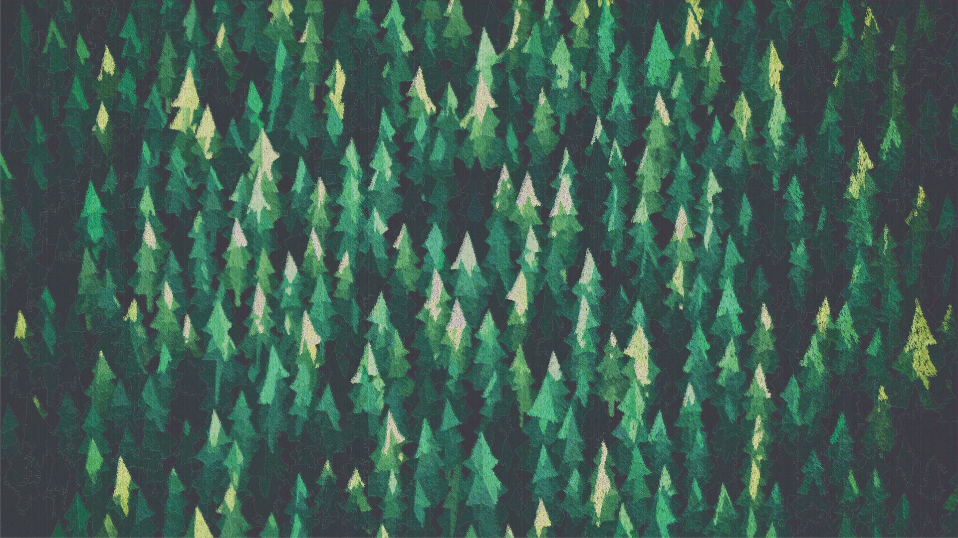 ArtStation - Abstract forest