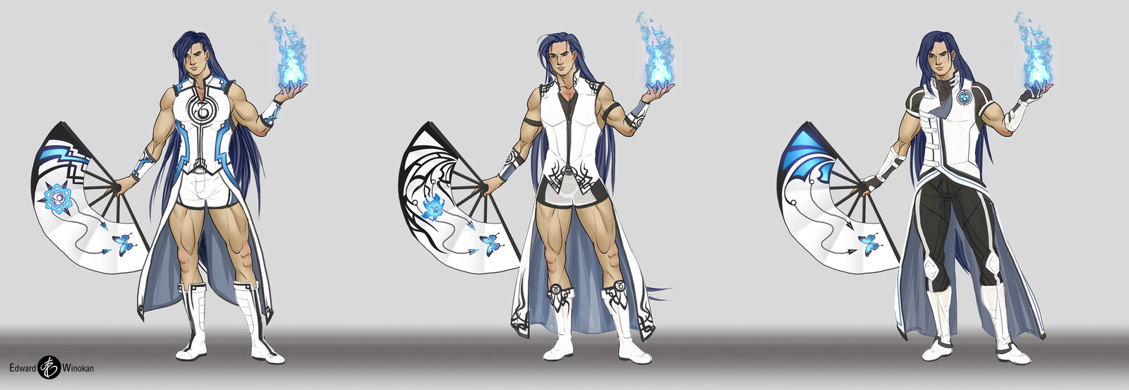 Edward Winokan - Redesign of Characters from my old comic story