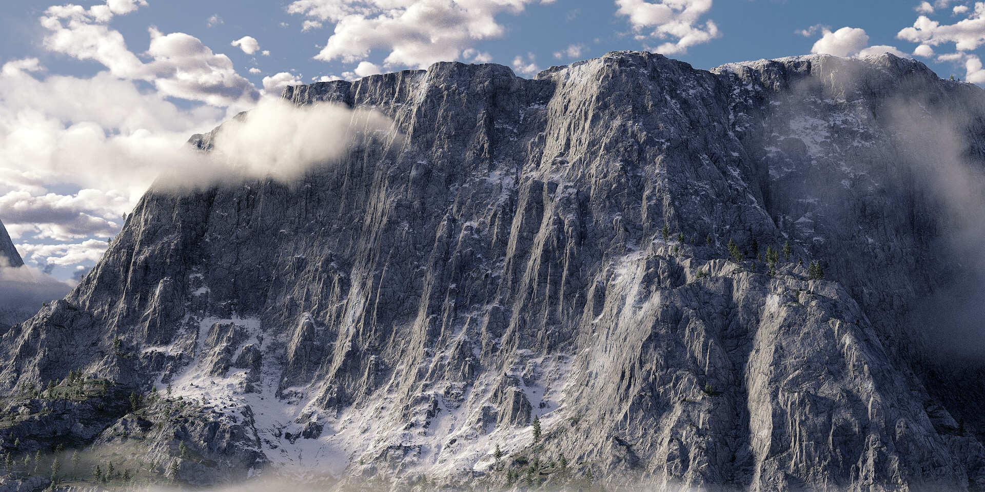 ArtStation - Mountain cliffs