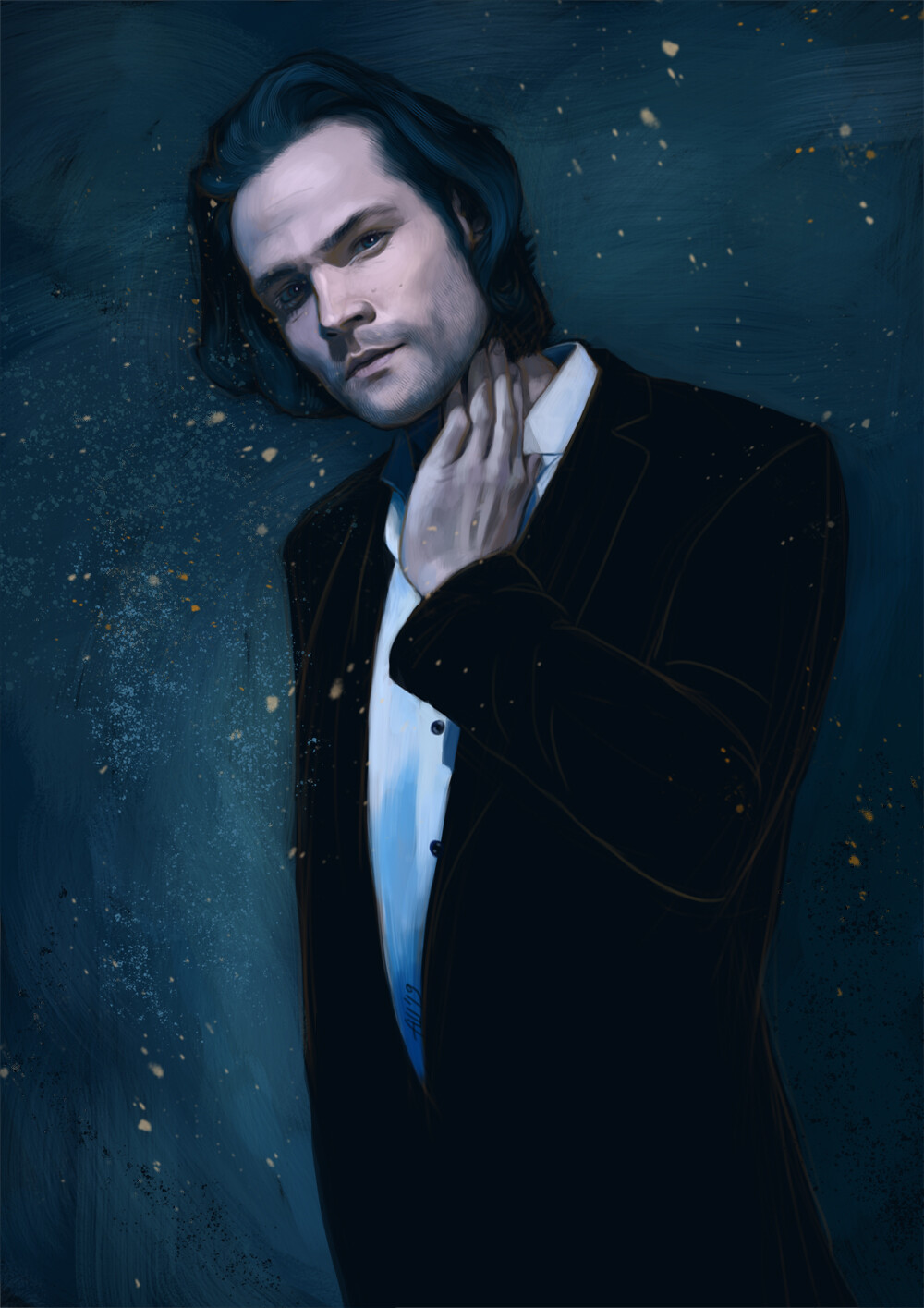 ArtStation - Jared Padalecki commission.