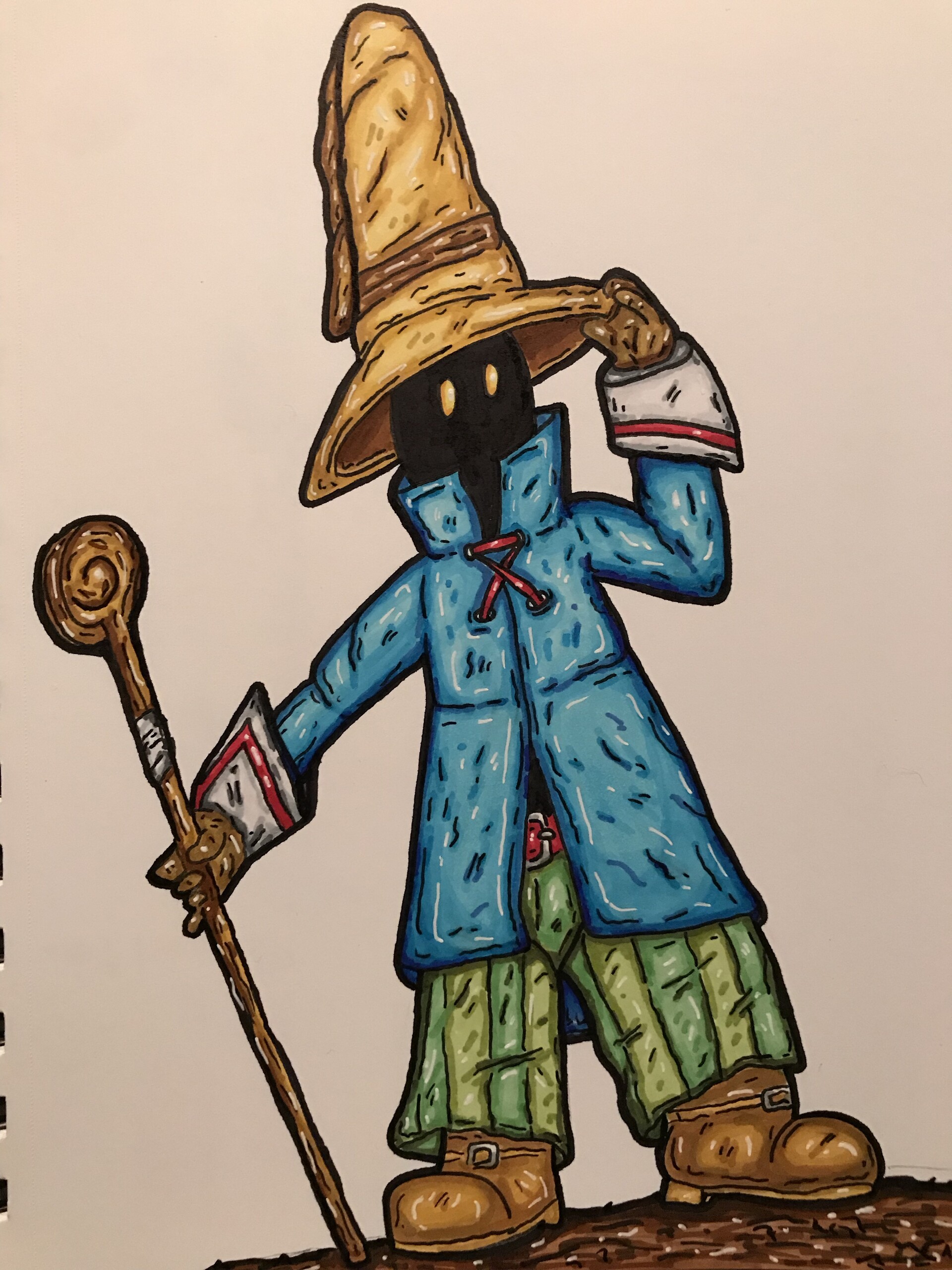 ArtStation - Vivi from Final Fantasy 9